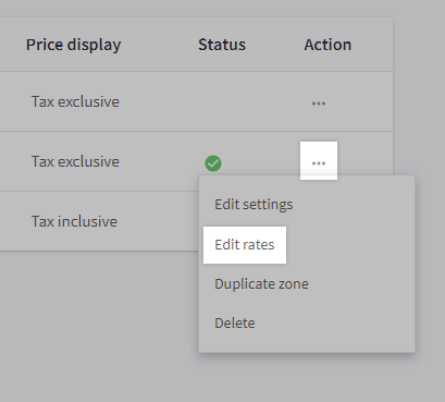 Basic Tax Setup
